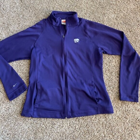 Nike | Jackets & Coats | Nike Kansas State Wildcats Womens Jacket Size ...